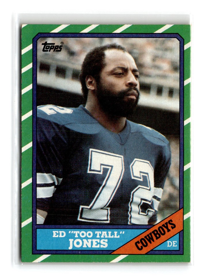 Football Topps 1986 Topps #132 Ed "Too Tall" Jones Dallas Cowboys | eBay