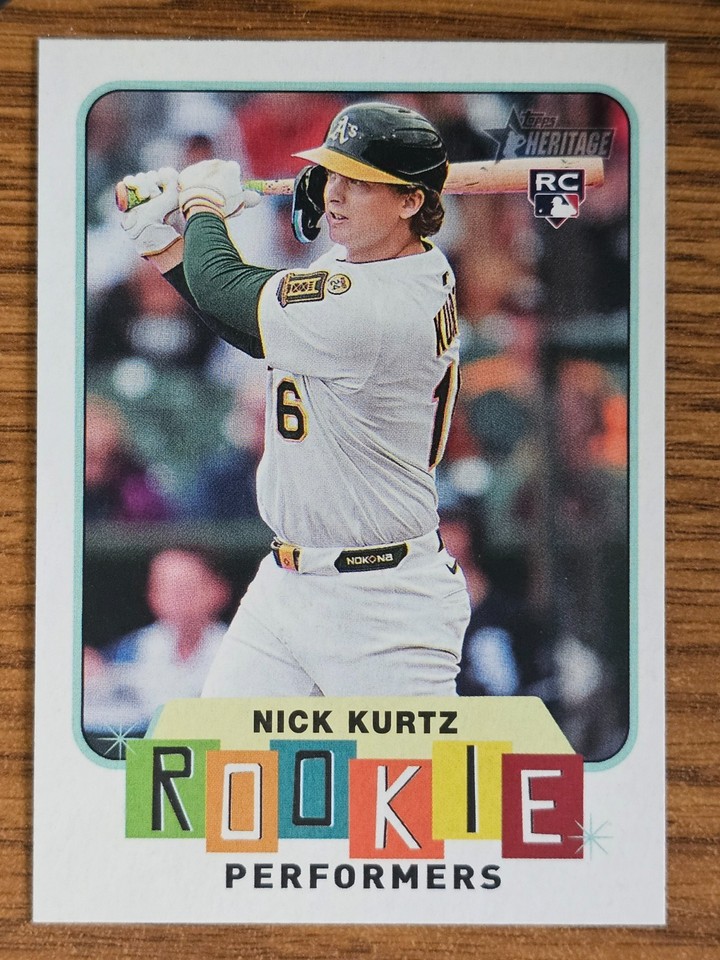 2025 Topps Heritage High Number ROOKIE PERFORMERS Complete Your Set ...