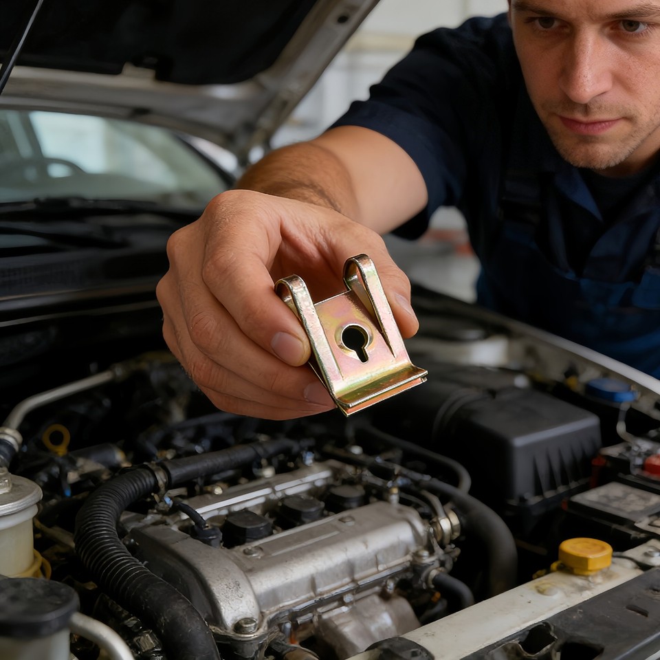 25pcs U NUTS SPEED FASTENERS SPIRE CAPTIVE AUTO PANEL FIXING CLIPS SELF ...