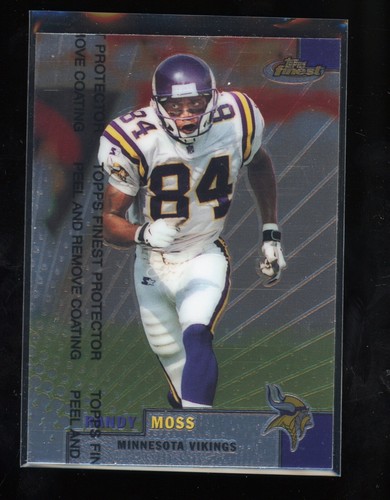 1999 Topps Finest #50 Randy Moss HOF Minnesota Vikings | eBay