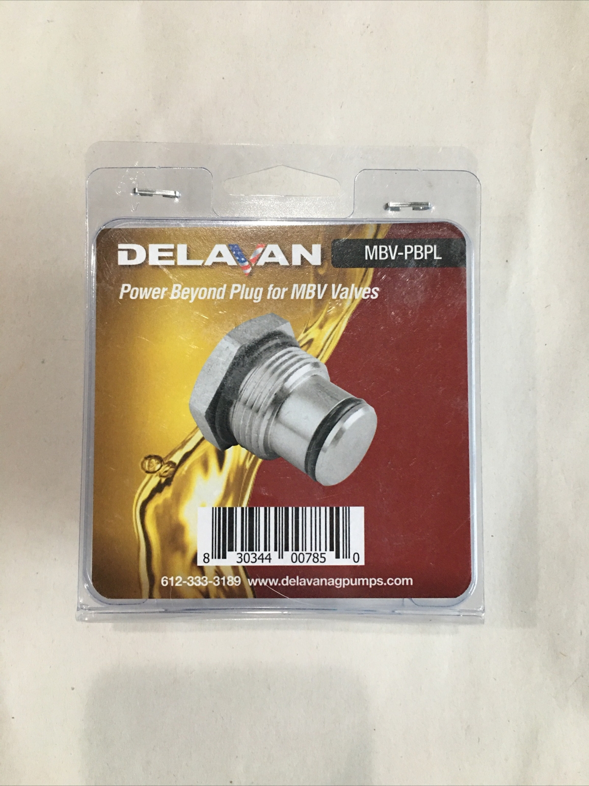 Delavan MBV-PBPL Power Beyond Plug For MBV Valves for sale online | eBay