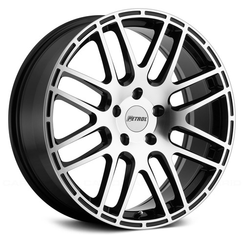 Petrol P6A Wheels 17x7.5 (32, 5x112, 72.1) Black Rims Set of 4 ...
