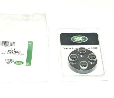 LAND ROVER GENUINE TYRE VALVE COVER "RANGE ROVER" DESIGN SET PART ...