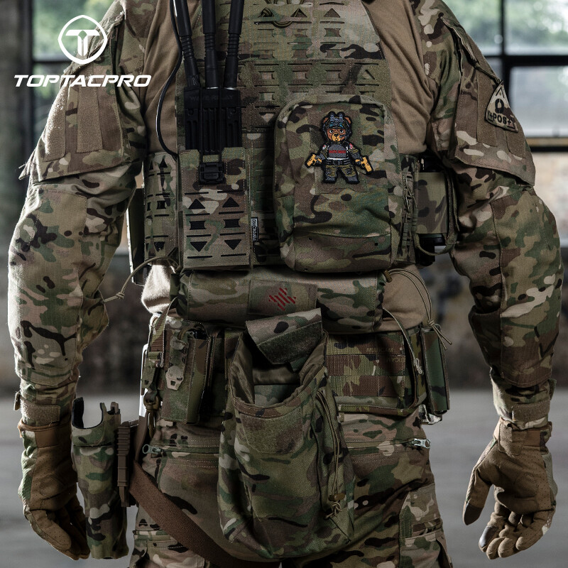 TOPTACPRO Tactical Roll 1 Trauma Pouch Medical Pouch IFAK First Aid Kit ...