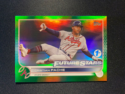 2022 Topps 1st Edition Cristian Pache Green /150 Braves | eBay