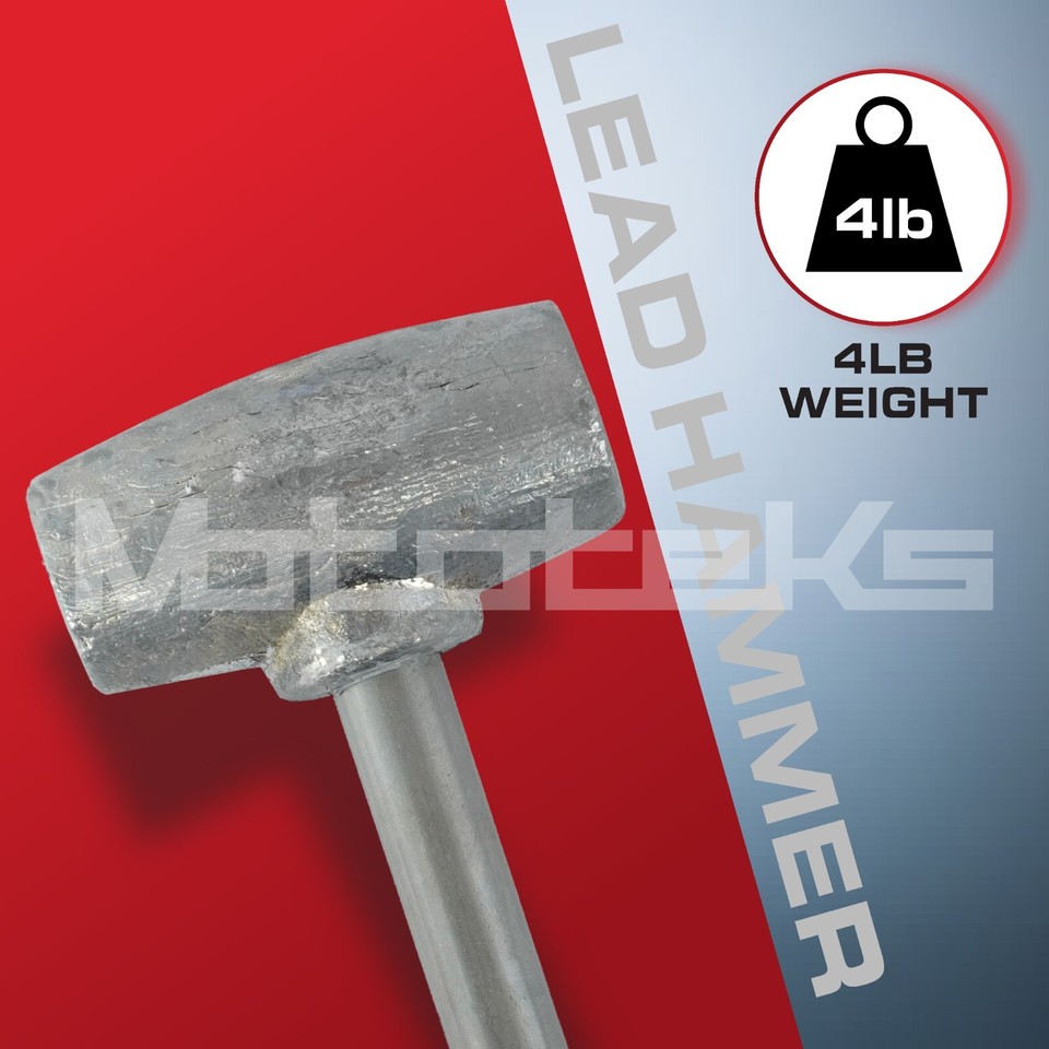 4LB LEAD HAMMER 2PCS FOR WIRE WHEELS KNOCK OFFS | eBay