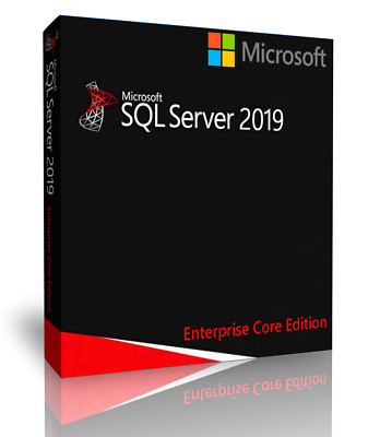 (SEALED) MS SQL Server 2019 Enterprise 16 Core Unlimited CALs DVD + COA ...