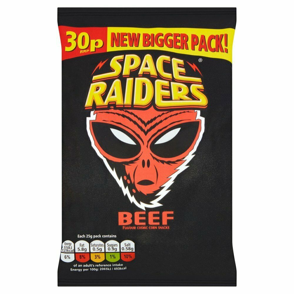Space Raiders Beef Snacks 25g 36 Pack | eBay