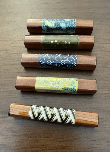 5 VTG Japan Chopstick Rest Holder Hashioki Lacquer Echizen Origami | eBay