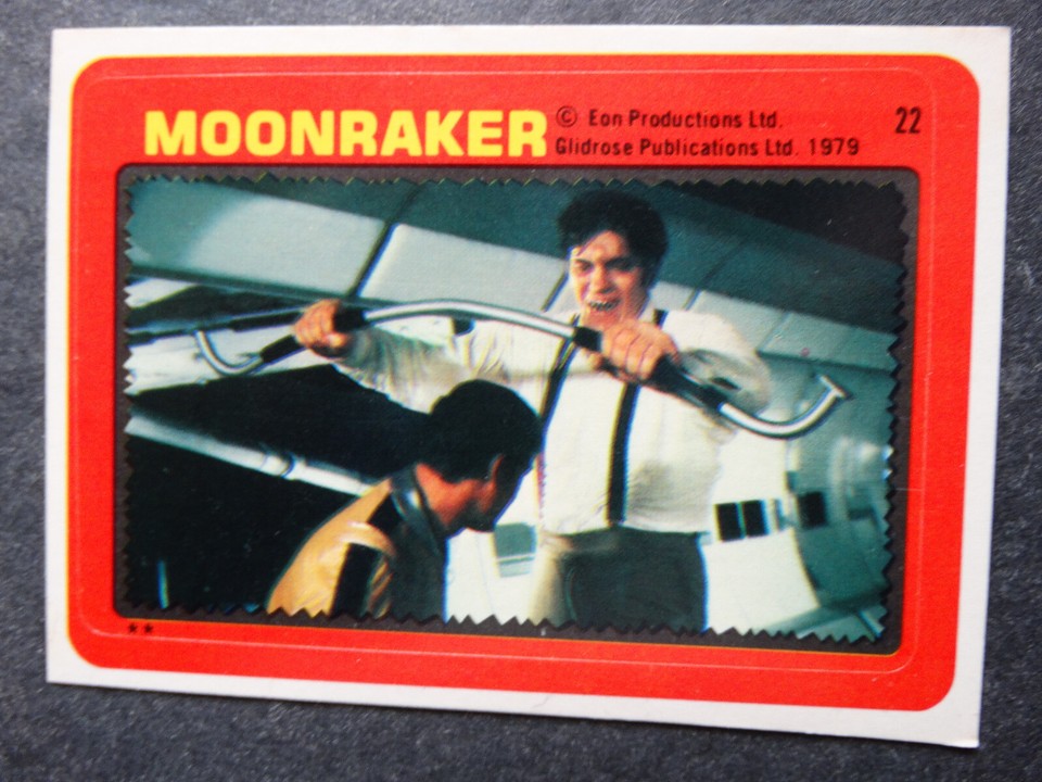1979 Topps James Bond Moonraker Movie Sticker Card Complete Your Set U ...