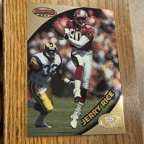 1997 Bowman's Best JUMBO BOX TOPPER SP 4x6" Jerry Rice 49ers #10 RARE ...
