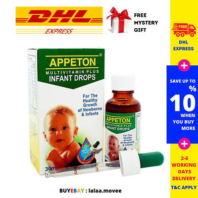 2 X APPETON Multivitamin Plus Infant Drops 30ml Supplement EXPRESS ...