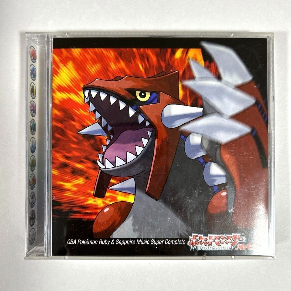 Used Pokemon Ruby Sapphire Music Super Complete CD Soundtrack GBA ...