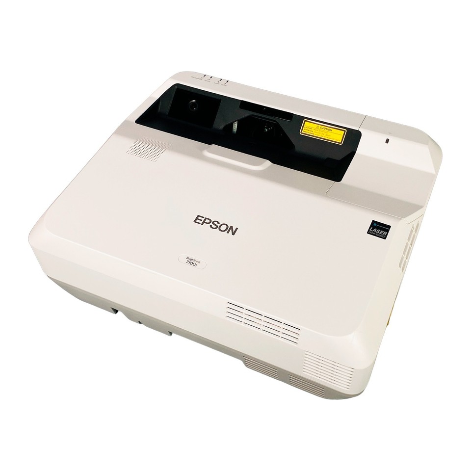 Epson BrightLink 710Ui 3LCD Projector UST 4000 Lumens 4K WUXGA 16W ...
