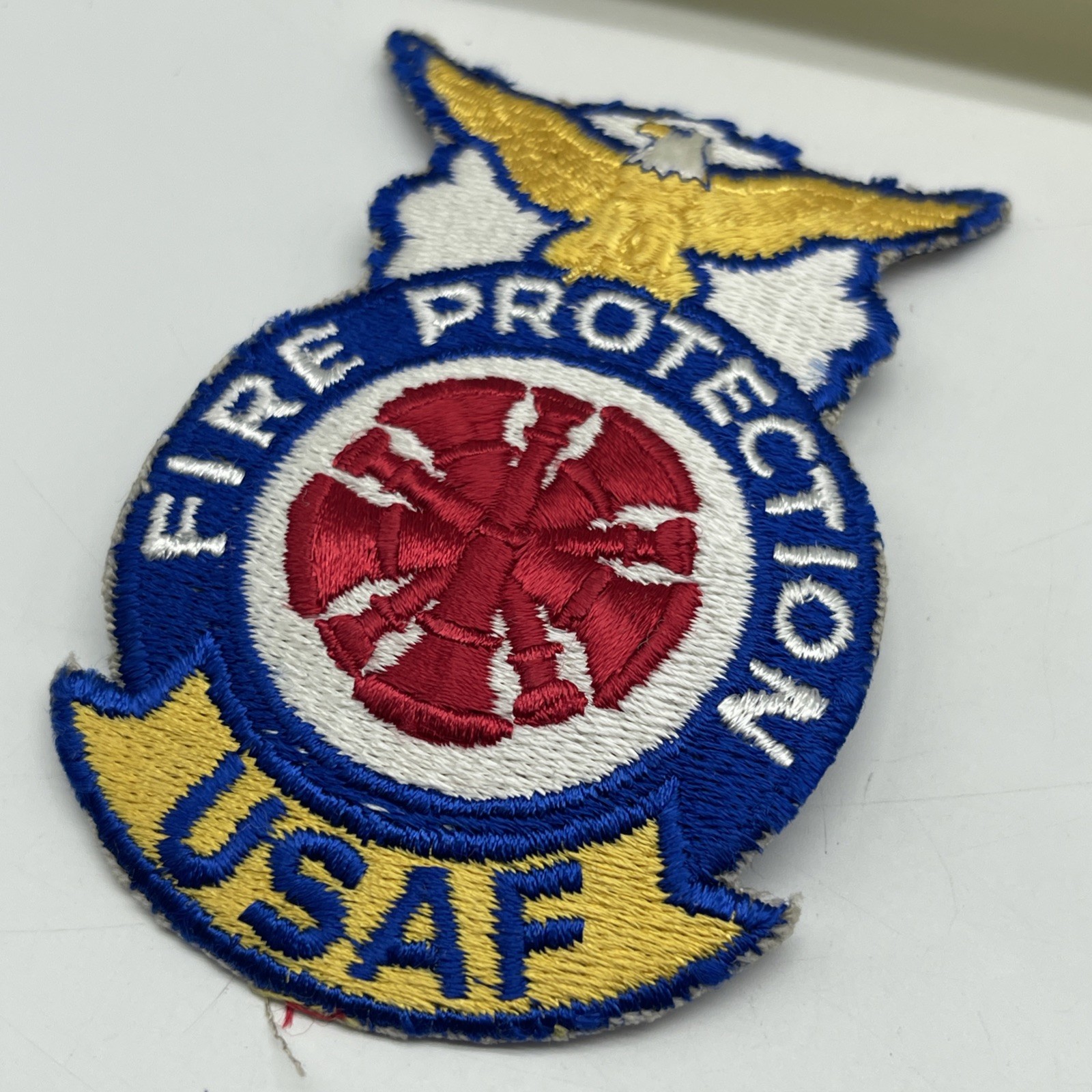 U.S. Military Air Force Fire Protection USAF Patch Badge Eagle Insignia ...
