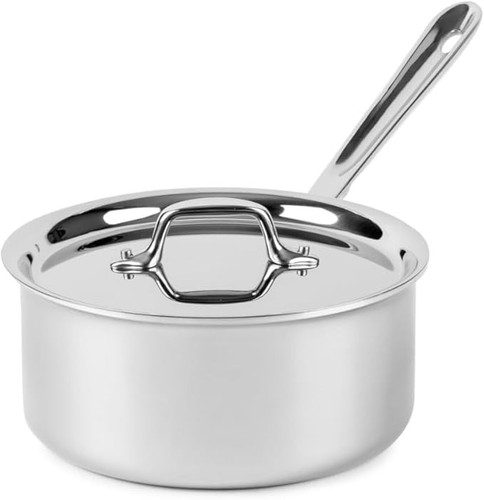 All-Clad D3 Tri-Ply Stainless Steel 3 Quart Saucepan NEW 1762407-01 All ...