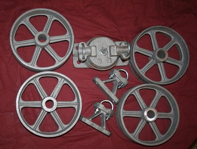 Hit & Miss Gas Flywheel Engine Cart Bolster Front Rear Wheels Truck ...