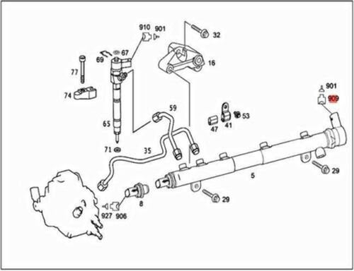 New Genuine Mercedes-Benz-Sprinter Pin Bushing Plug Housing OE ...