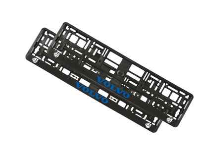 2x European License Number Plate Frame Holder Surround for Volvo cars ...
