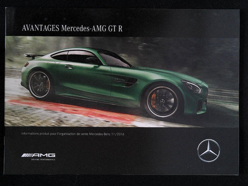 HA5554 Brochure Mercedes AMG GTR C190 vorteile advantages French ...