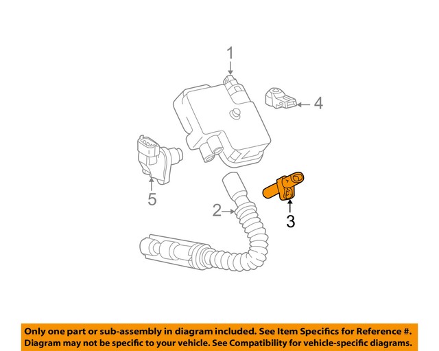 Mercedes-Benz 0031532828 Genuine OEM Crankshaft Position Sensor for ...