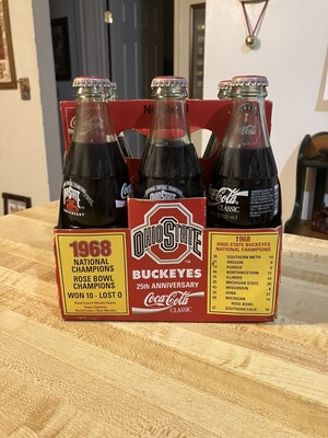 Ohio State Buckeyes 1968 Football Championship Coca Cola 6-Pack Sealed ...