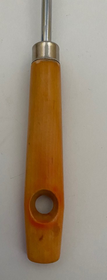 Vintage Androck Utensil Meat Fork w/ Wood Handle 13.25" Made in USA! | eBay