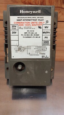Honeywell S86F 1067 Combination Intermittent Pilot Control Non 100% ...