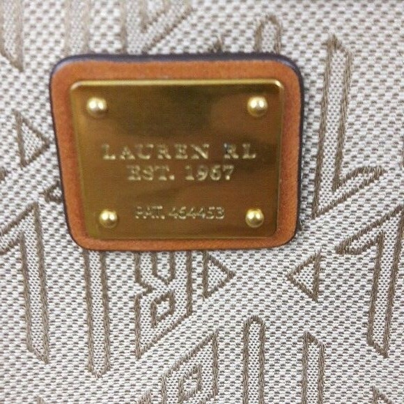 Lauren Ralph Lauren RLL Monogram Crossbody Purse | eBay