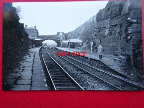 PHOTO BERRY BROW SLATE RAILWAY STATION EX L&Y 1950'S FACING ...