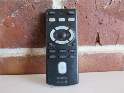 Sony Head Unit Car Stereo Remote Control RM-X151 - Working | eBay Australia