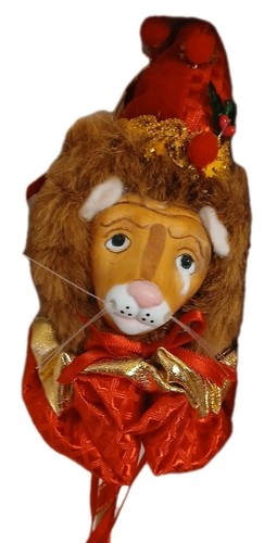 Kurt S. Adler 10" Jester Lion Ornament Santa's World In Box Vintage 80s ...
