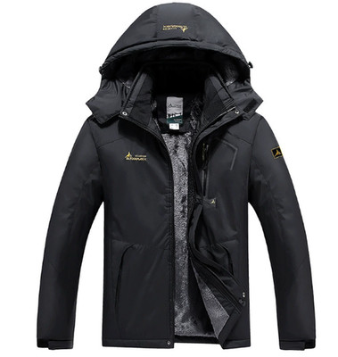 Men's Mountain Ski Snow Jacket Thermal Fleece Winter Wam Hiking ...