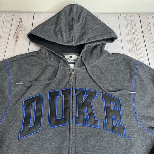 Duke University Blue Devils Full Zip Hoodie Hooded Sweatshirt Mens ...