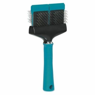 Master Grooming Tools Flexible Slicker Brushes - Double Flex Hard Teal | eBay