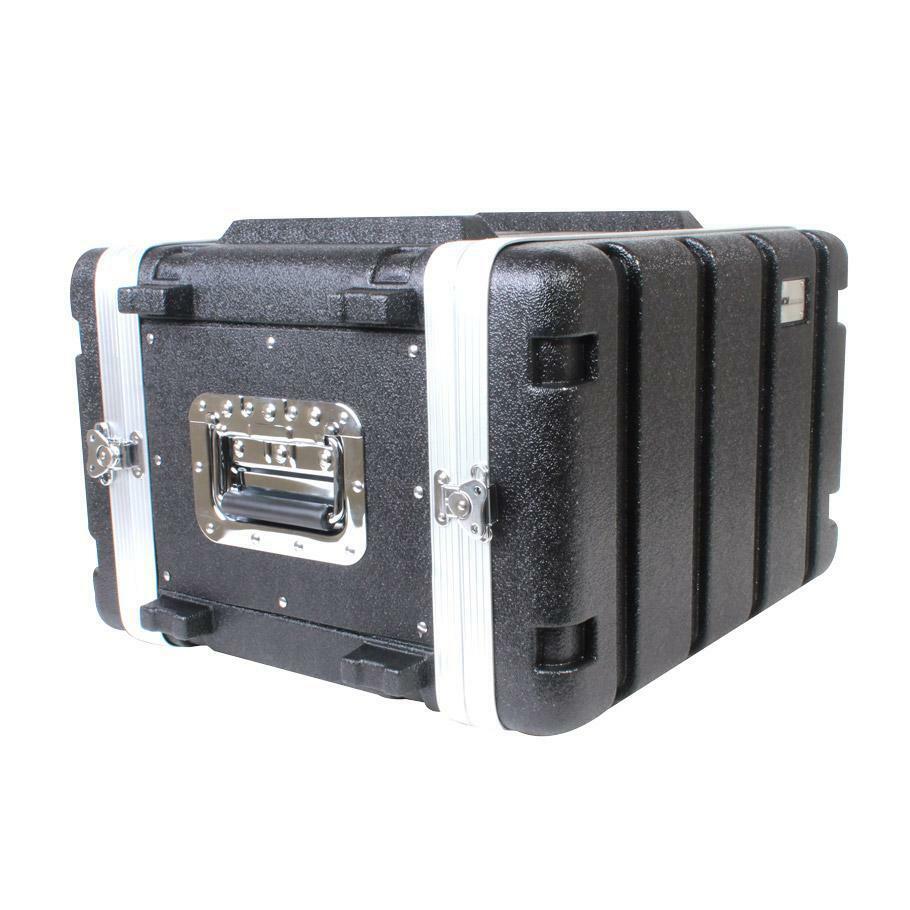 NEW PA DJ 6U 19" Equipment Rack Mount Flight Storage Case Concert Music ...