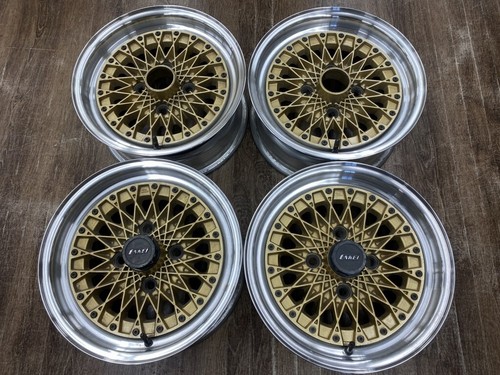 Enkei Mesh 14" 4x114.3 6J Deep Step Rim Vintage Wheels 2P Flush Stance ...