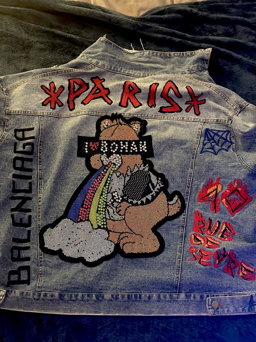 balenciaga mens denim jean jacket | eBay balenciaga mens denim jean jacket | eBay
