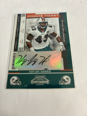 2005 Playoff Contenders Rookie Autograph Kay-Jay Harris (#148) | eBay