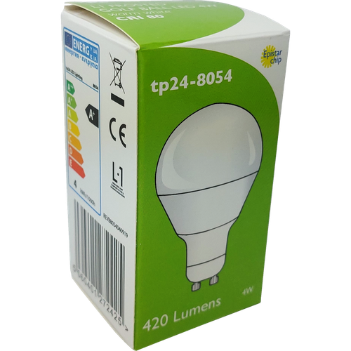 TP24 8054 LED Golf Ball Light Bulb 4W GU10 L1 Warm White 3000K | eBay