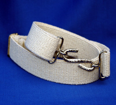 Adults Boys Mens Ladies childs Cream 30mm Elasticated Snake Belt l xl ...