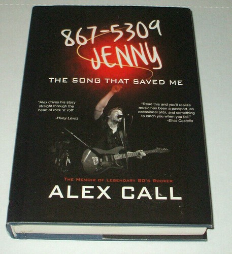 867-5309 Jenny The Song That Saved Me by Alex Call RARE SIGNED BOOK ...