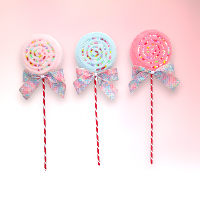 Styrofoam Lollipop Ornaments