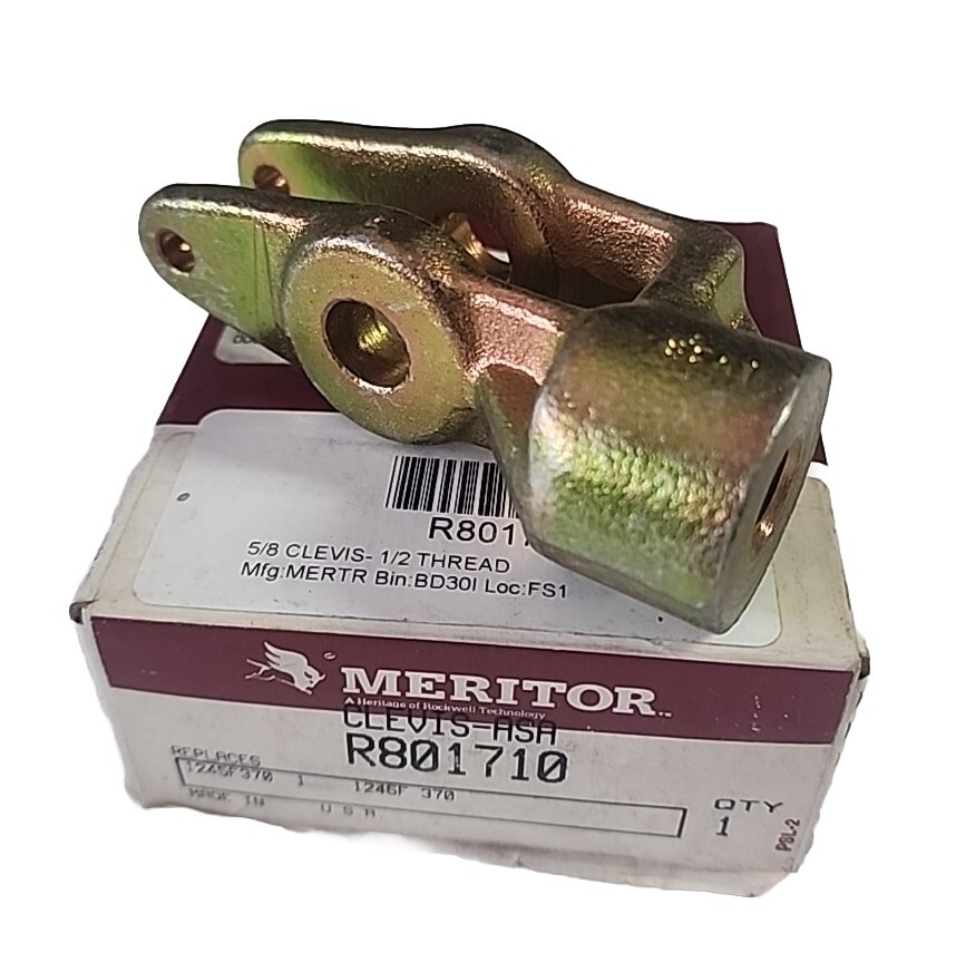 Rockwell/Meritor R801710, 5/8" Clevis 1/2" Thread ( No Pins ) | eBay