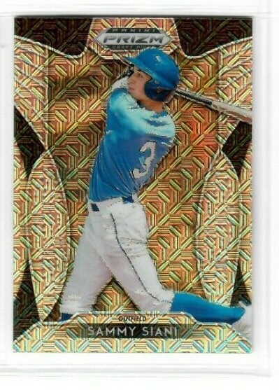 SAMMY SIANI 2019 Panini Prizm Draft Picks Baseball SILVER MOJO #20/49 ...