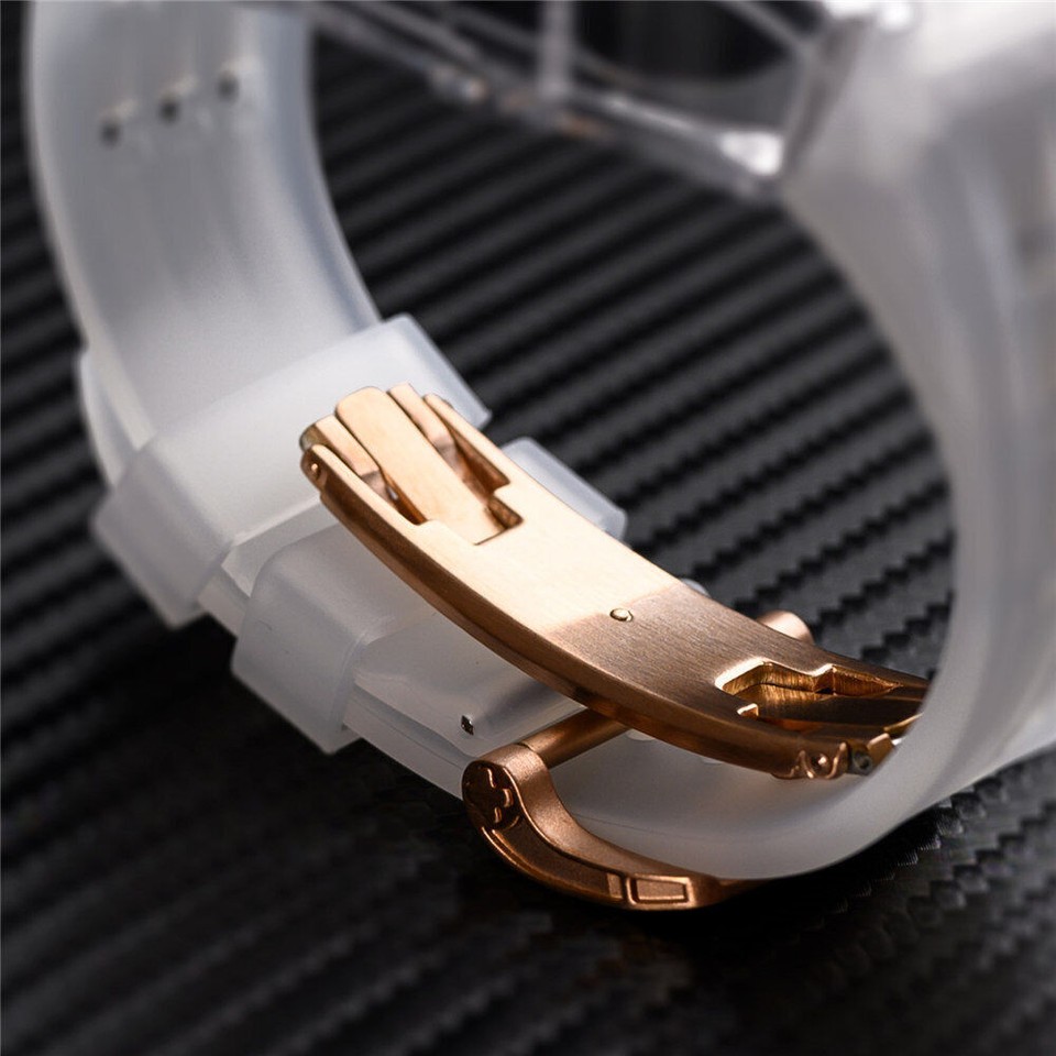 Premium Transparent PC Mod Kit Case Silicone Strap for Apple Apple ...