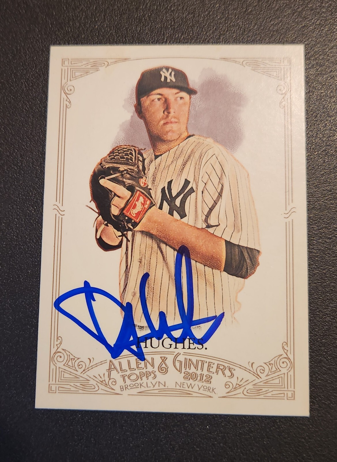 Phil Hughes Autograph Signed 2012 Topps Allen & Ginter's New York ...