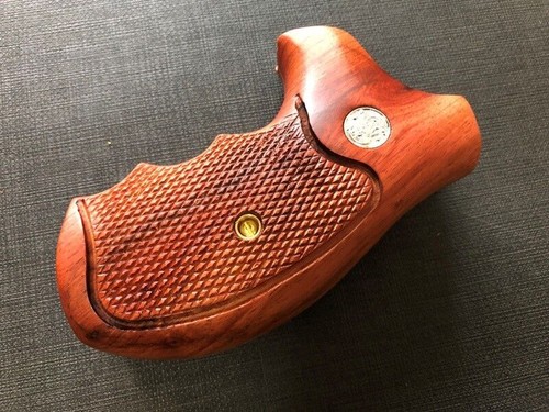 New Hardwood Grip For S&W K/L Frame Round Butt Close Back Handmade | eBay