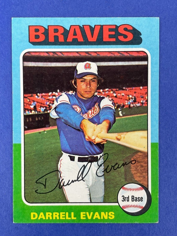 1975 Topps Mini #475 Darrell Evans - Atlanta Braves - Very Good | eBay