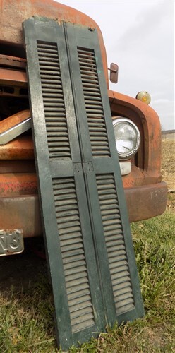 Lot Wood Shutters Victorian Window Louver Plantation Door Mission ...